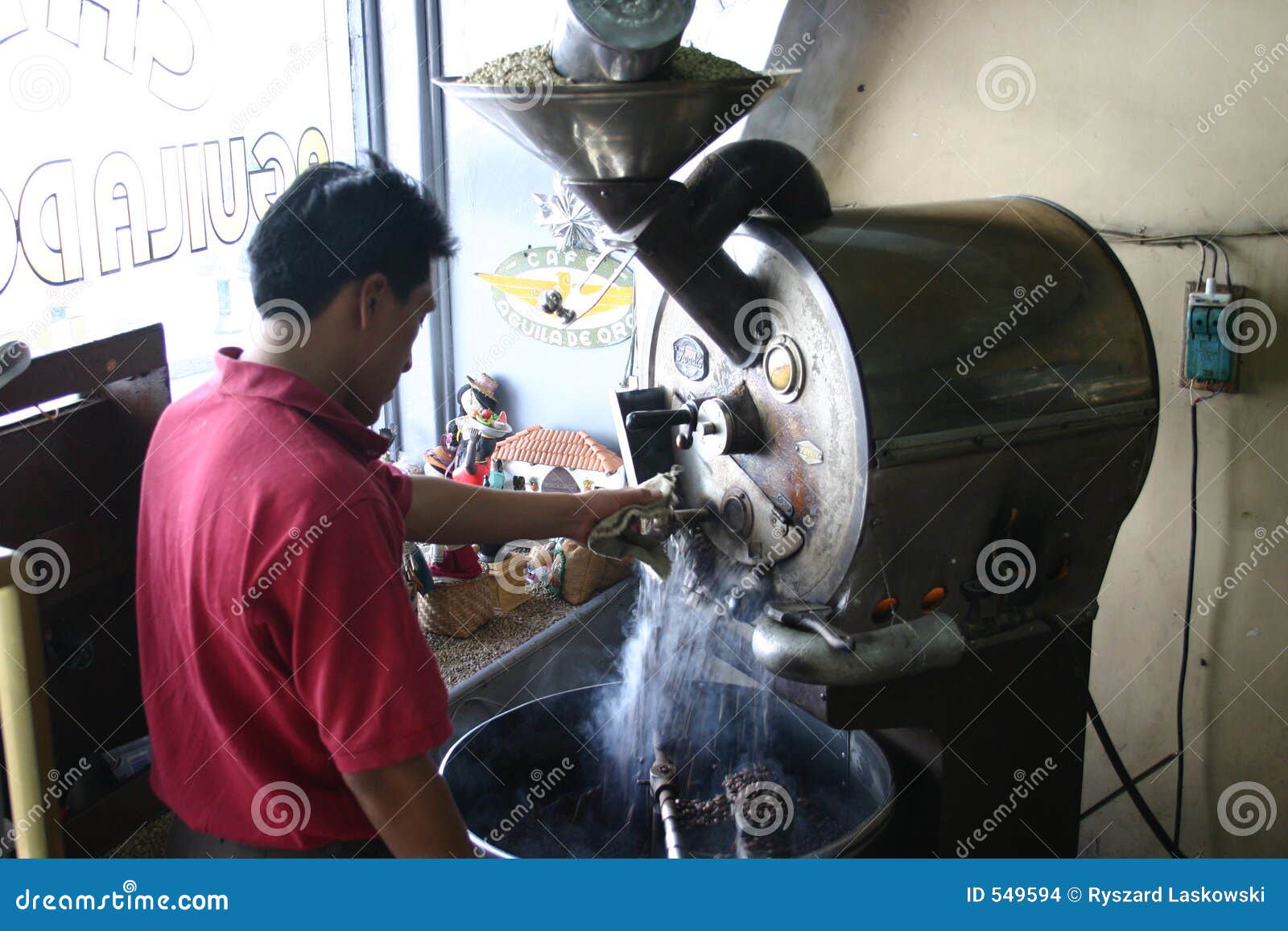 Coffee roaster stock photo. Image of travel, city, cafeteria - 549594