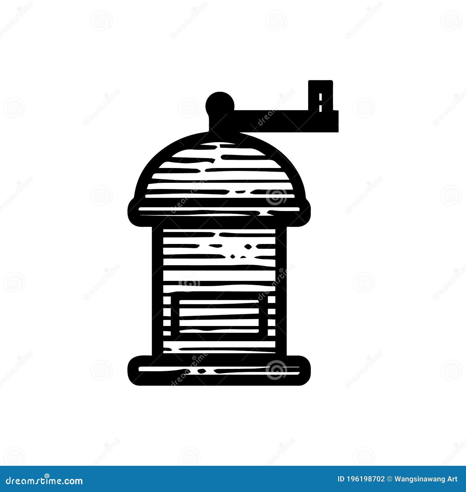 Coffee Roaster Machine. Linear Icon Of Professional Equipment For ...