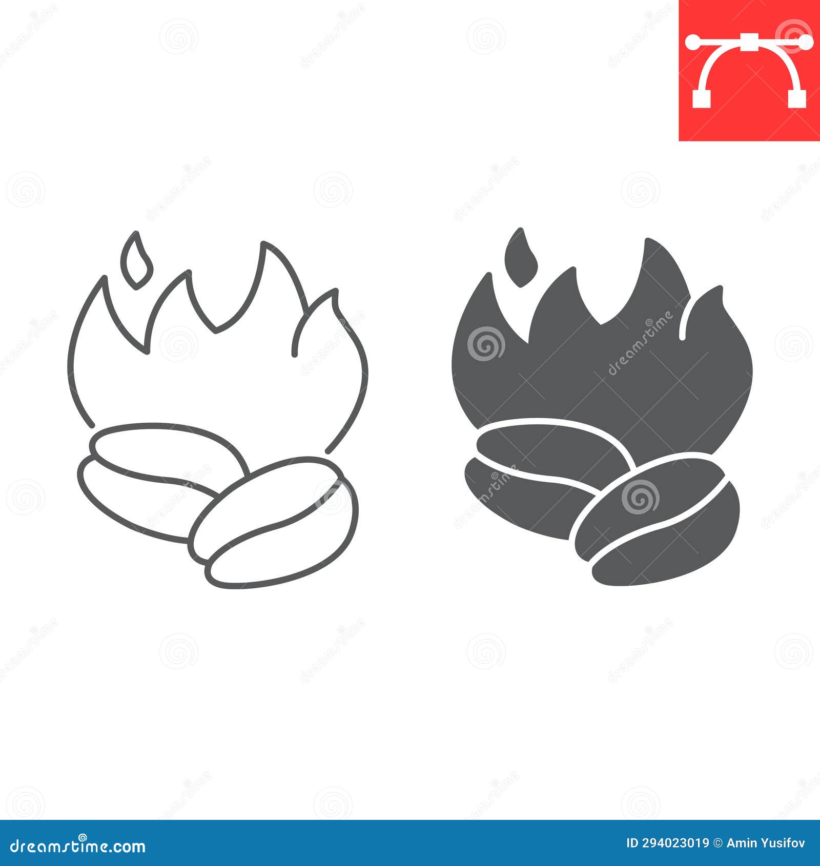 Coffee Roasting House Background Vector Illustration | CartoonDealer ...