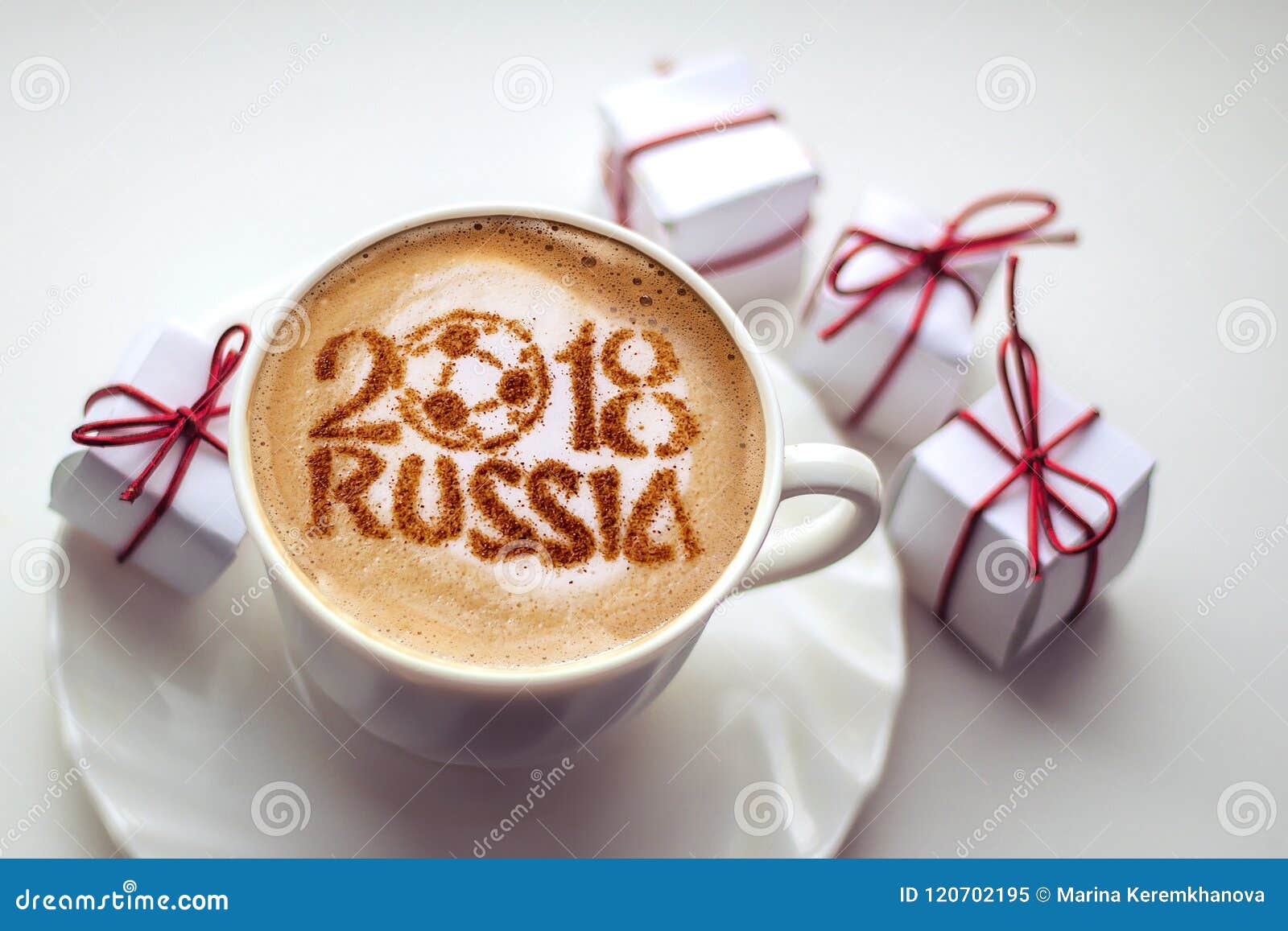 Coffee of russia 2018 stock image. Image of event, cappuccino - 120702195