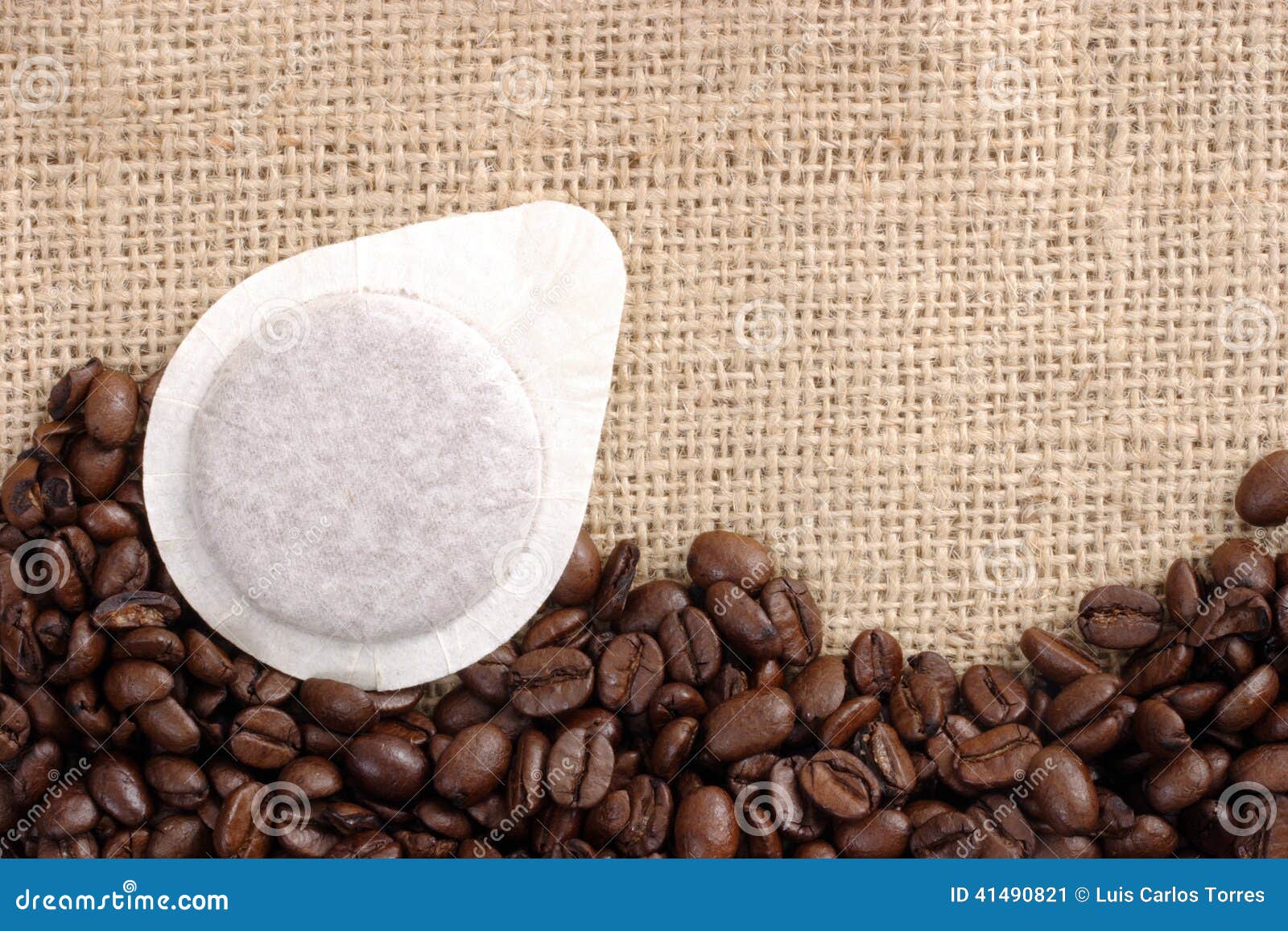 Coffee sachet stock image. Image of brown, roasted, coffee - 41490821