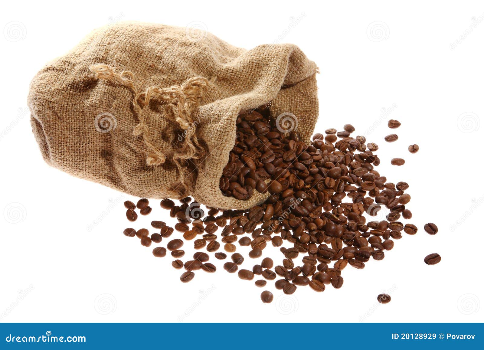 Coffee in a sack stock image. Image of caffeine, crop - 20128929