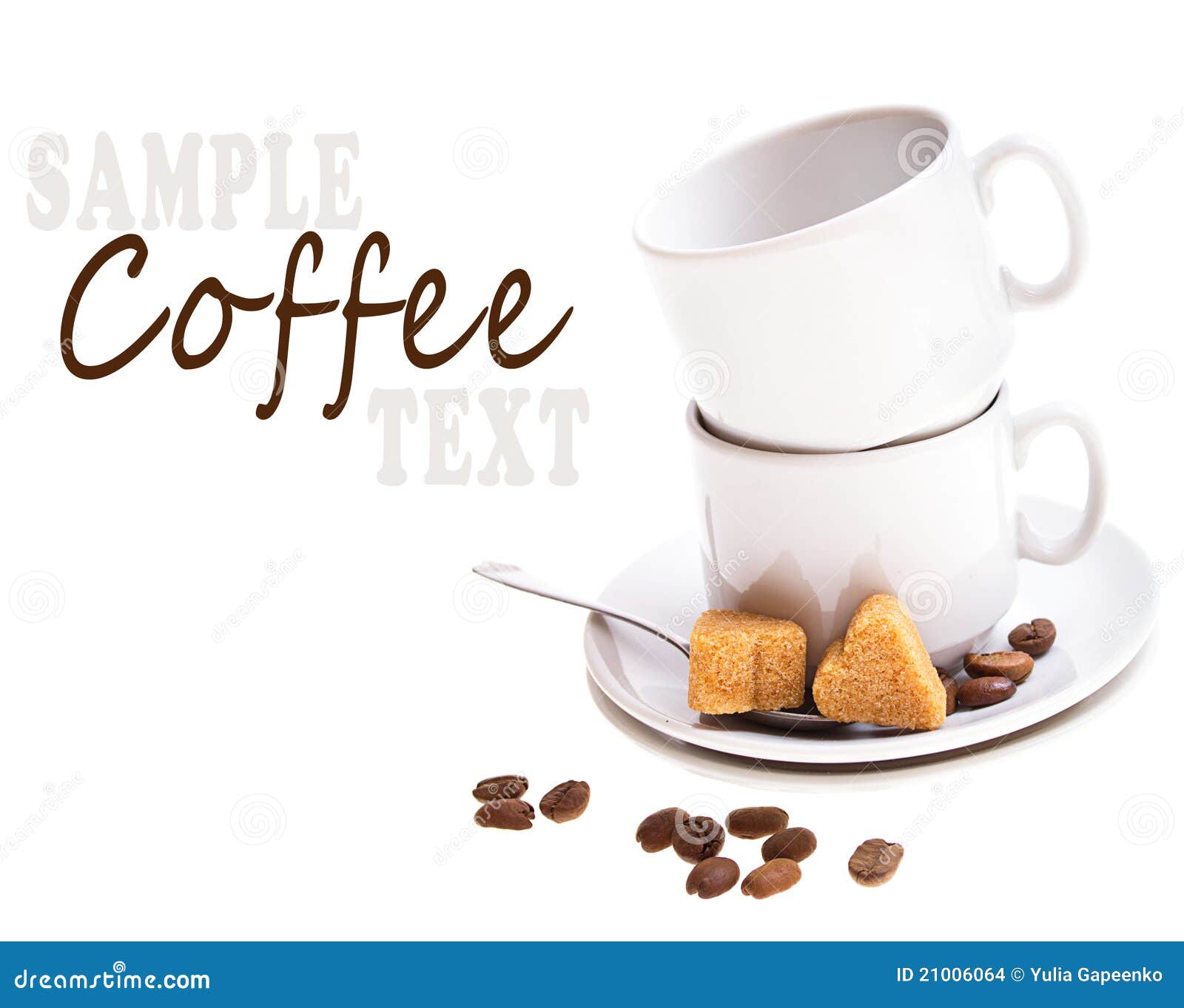 Coffee with sample text stock photo. Image of coffee - 21006064