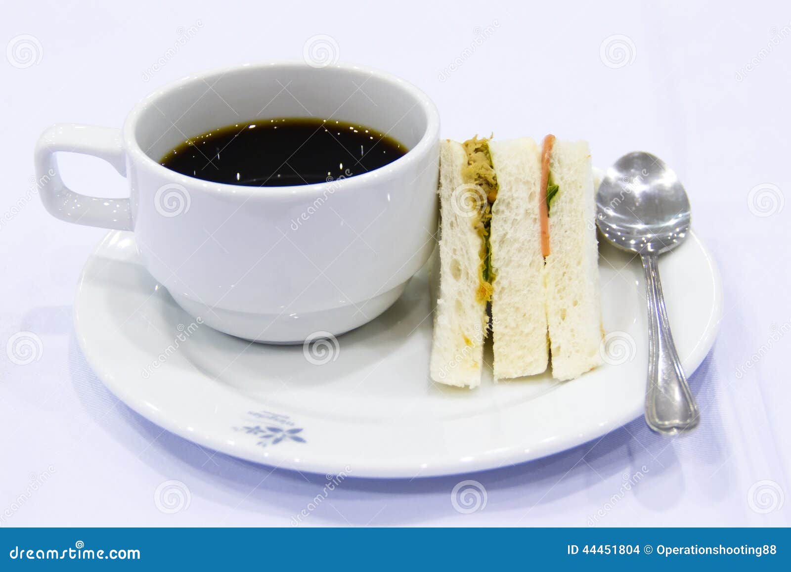 Coffee and sandwich stock photo. Image of drink, italian - 44451804