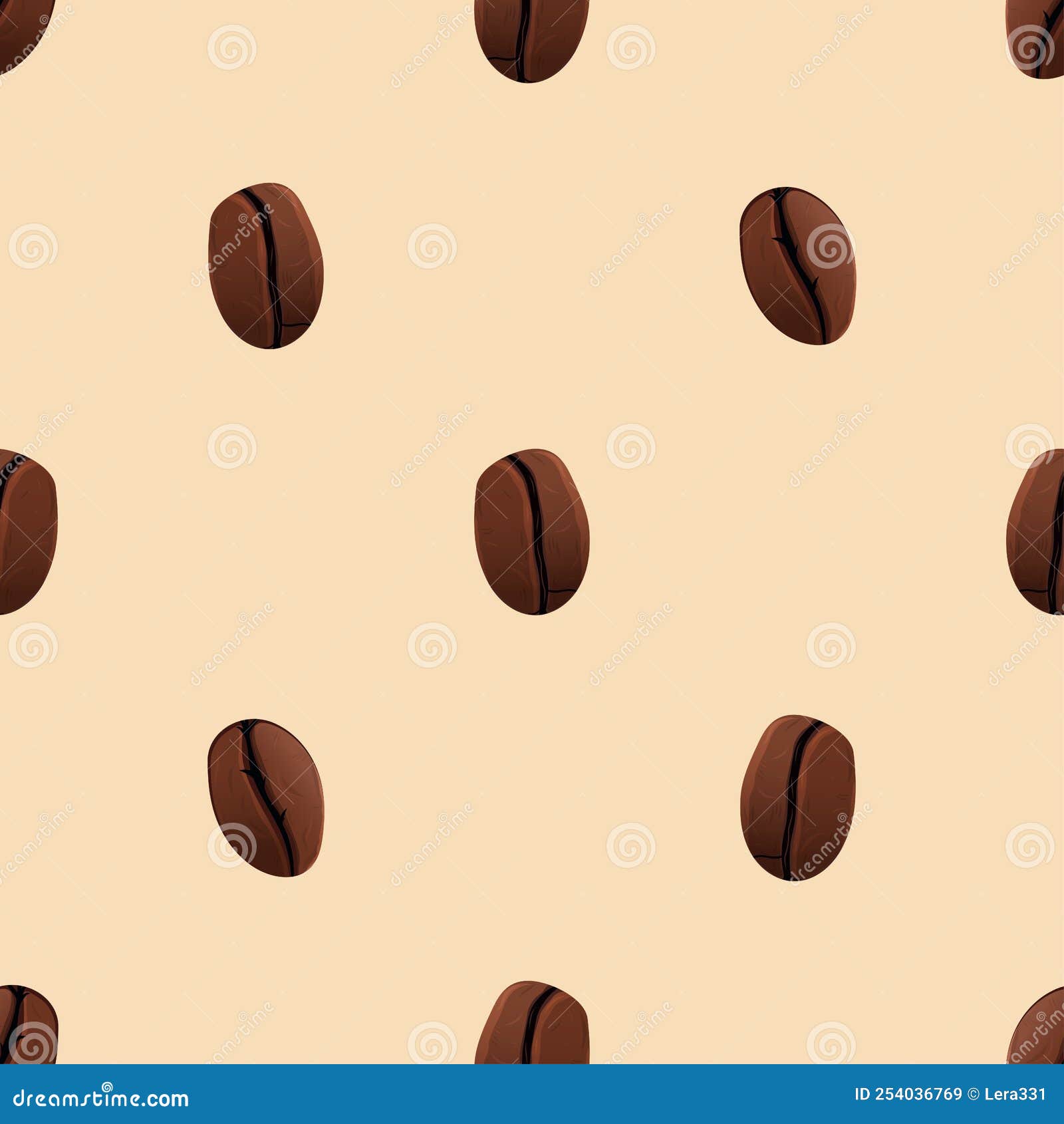 Coffee Seamless Pattern. Vector Illustration Stock Vector - Illustration of design, coffee ...
