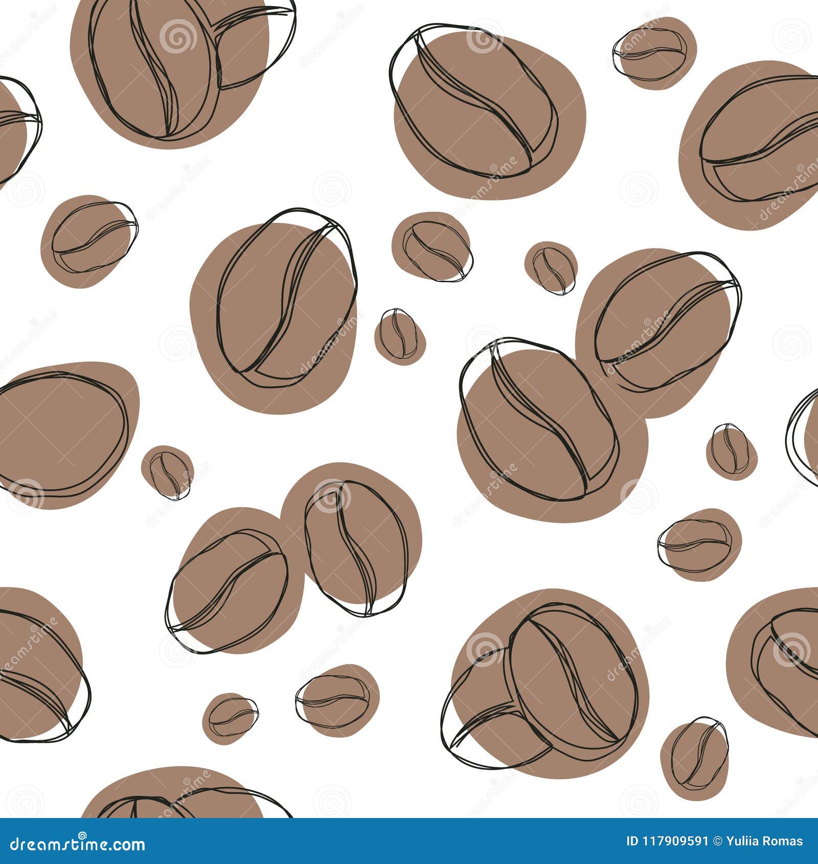 Coffee Seamless Pattern. Vector Illustration. Stock Vector ...