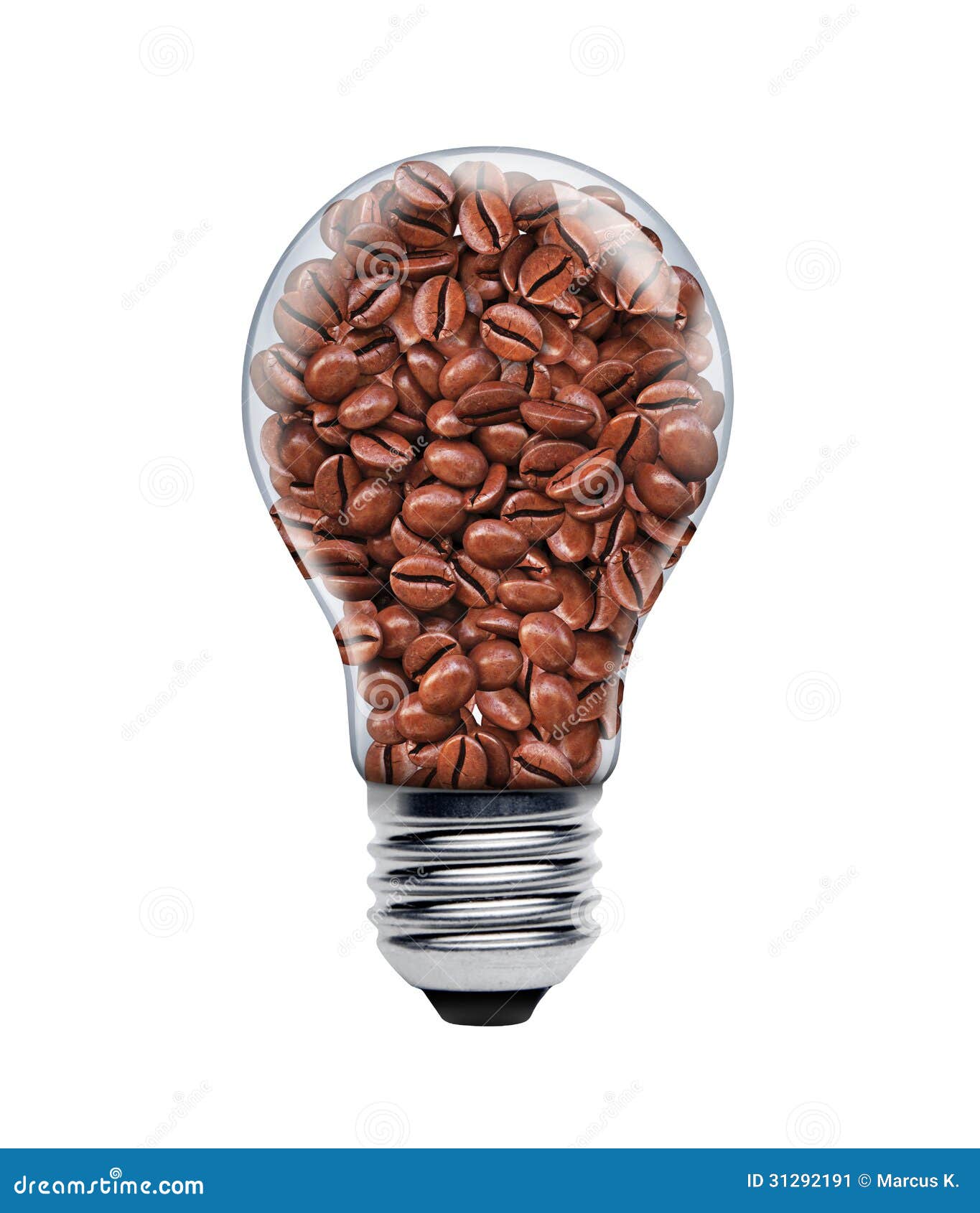 Coffee Seeds in a Light Bulb Stock Image - Image of aroma, active: 31292191