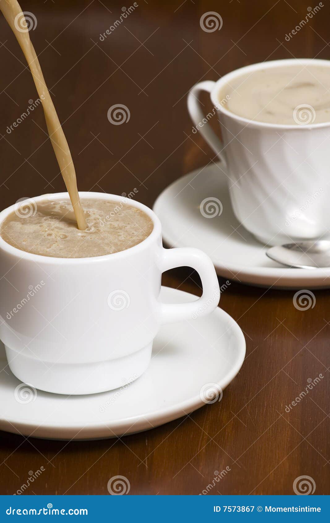 Coffee is Served stock image. Image of cookie, fancy, house - 7573867