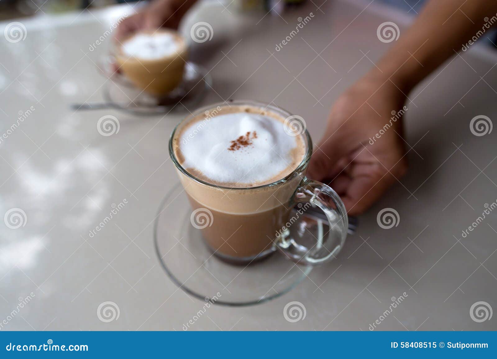 Coffee Server Stock Image Image Of Drink Cappuccino 58408515
