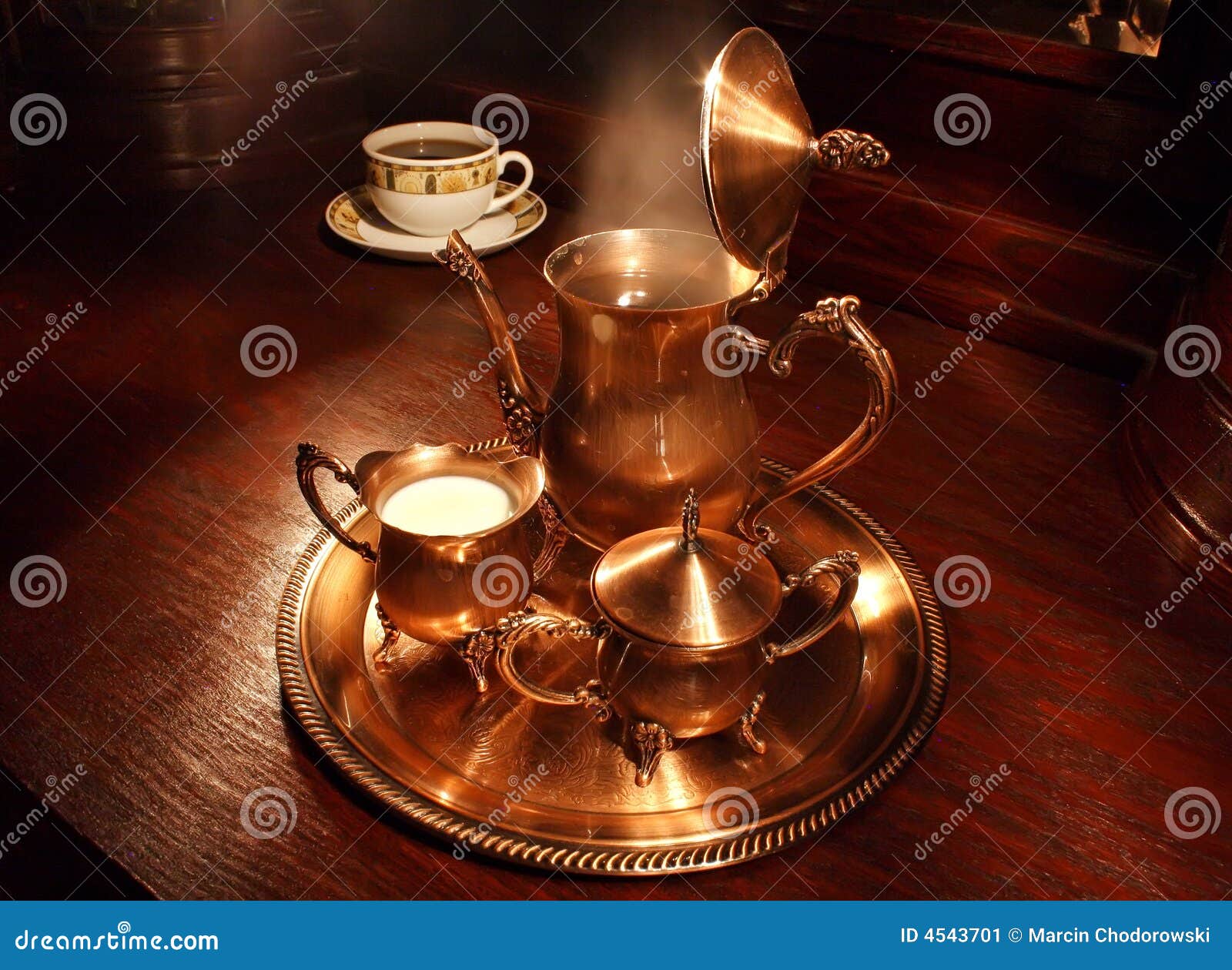 Coffee set stock image. Image of coffee, beverage, wood - 4543701