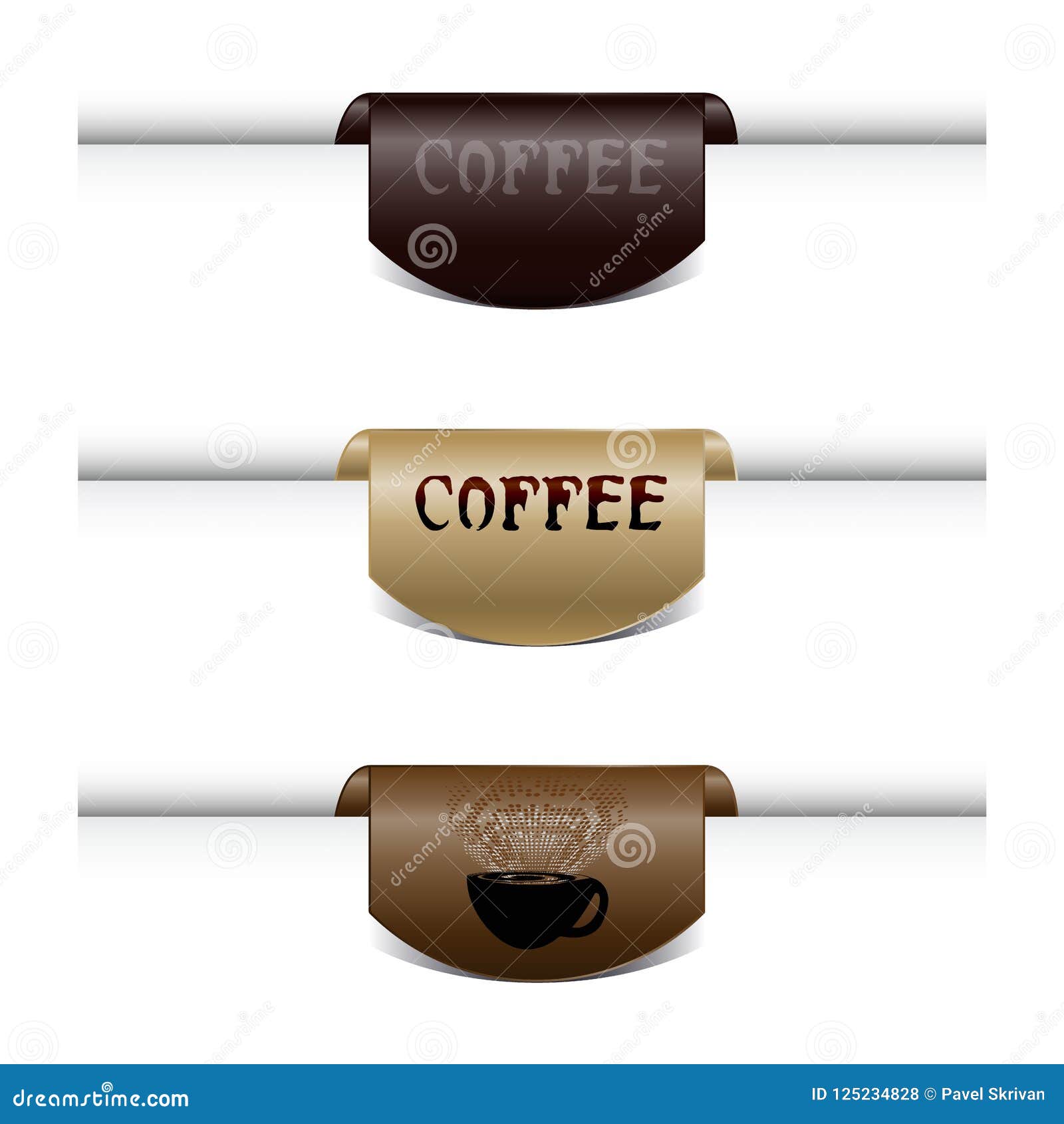 Coffee set stock illustration. Illustration of navigation - 125234828