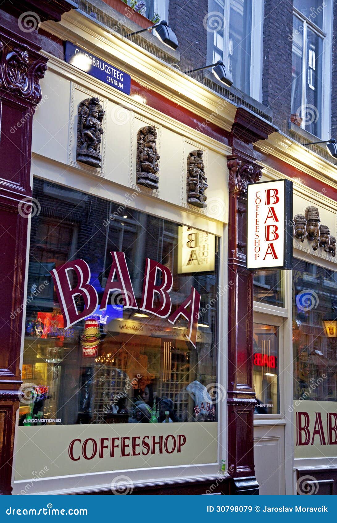 Coffee Shop in Amsterdam editorial stock image. Image of benelux - 30798079