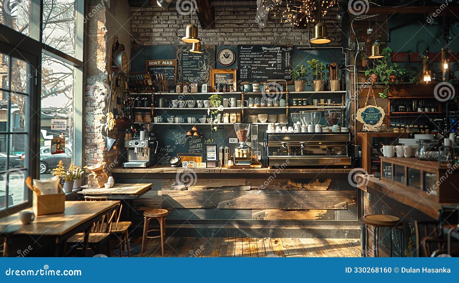 Cafe stock illustration. Illustration of menu, barista - 330268160