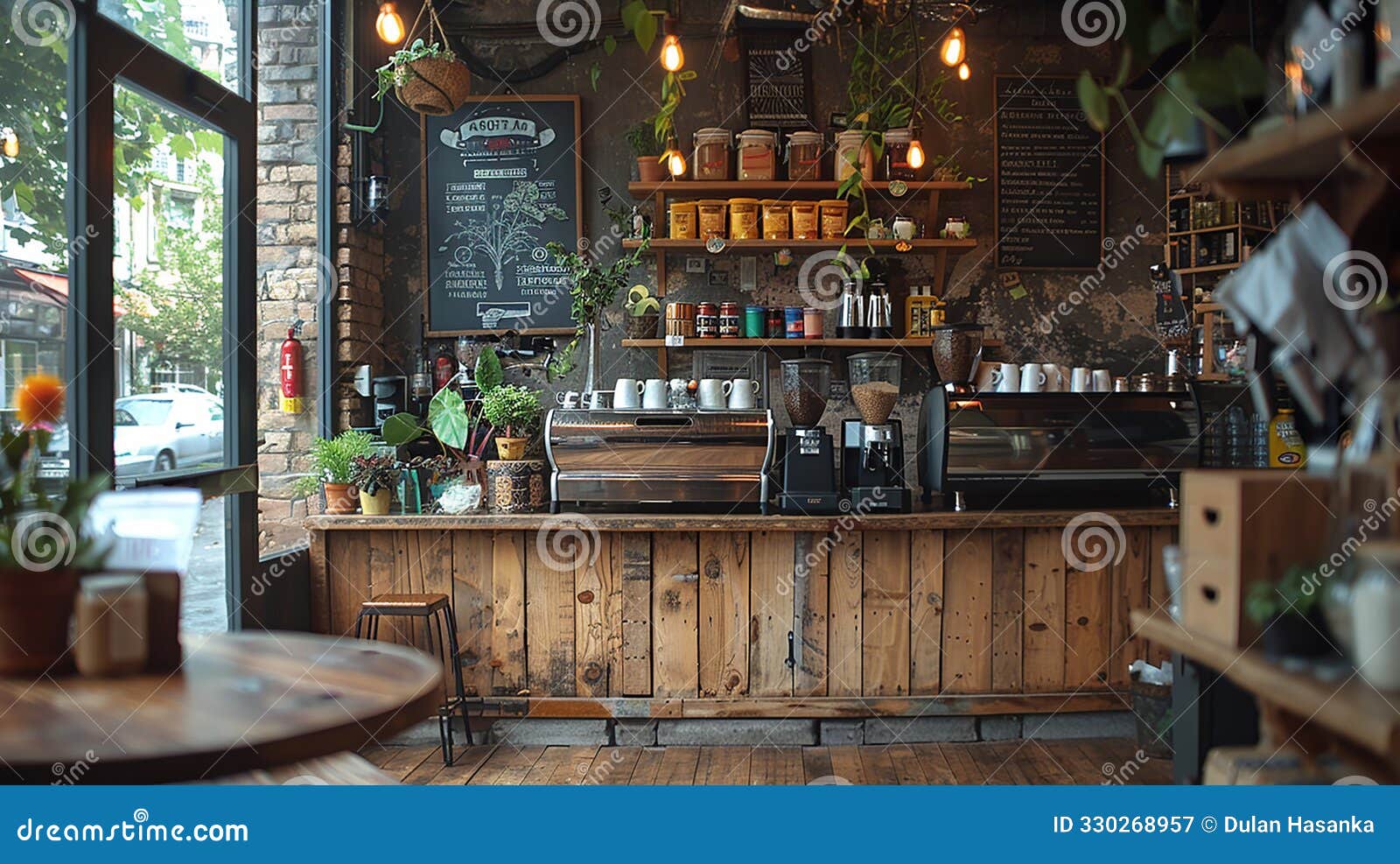 Cafe stock illustration. Illustration of coffee, takeaway - 330268957