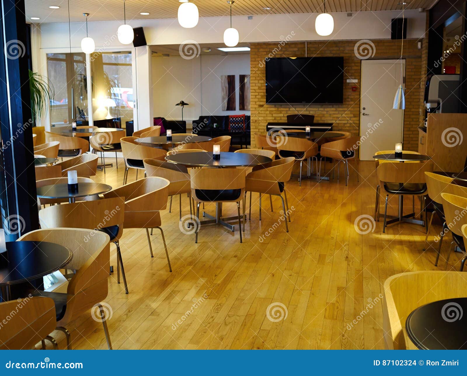 Coffee Shop Cafe Restaurant Stock Photo - Image of busy, drink: 87102324