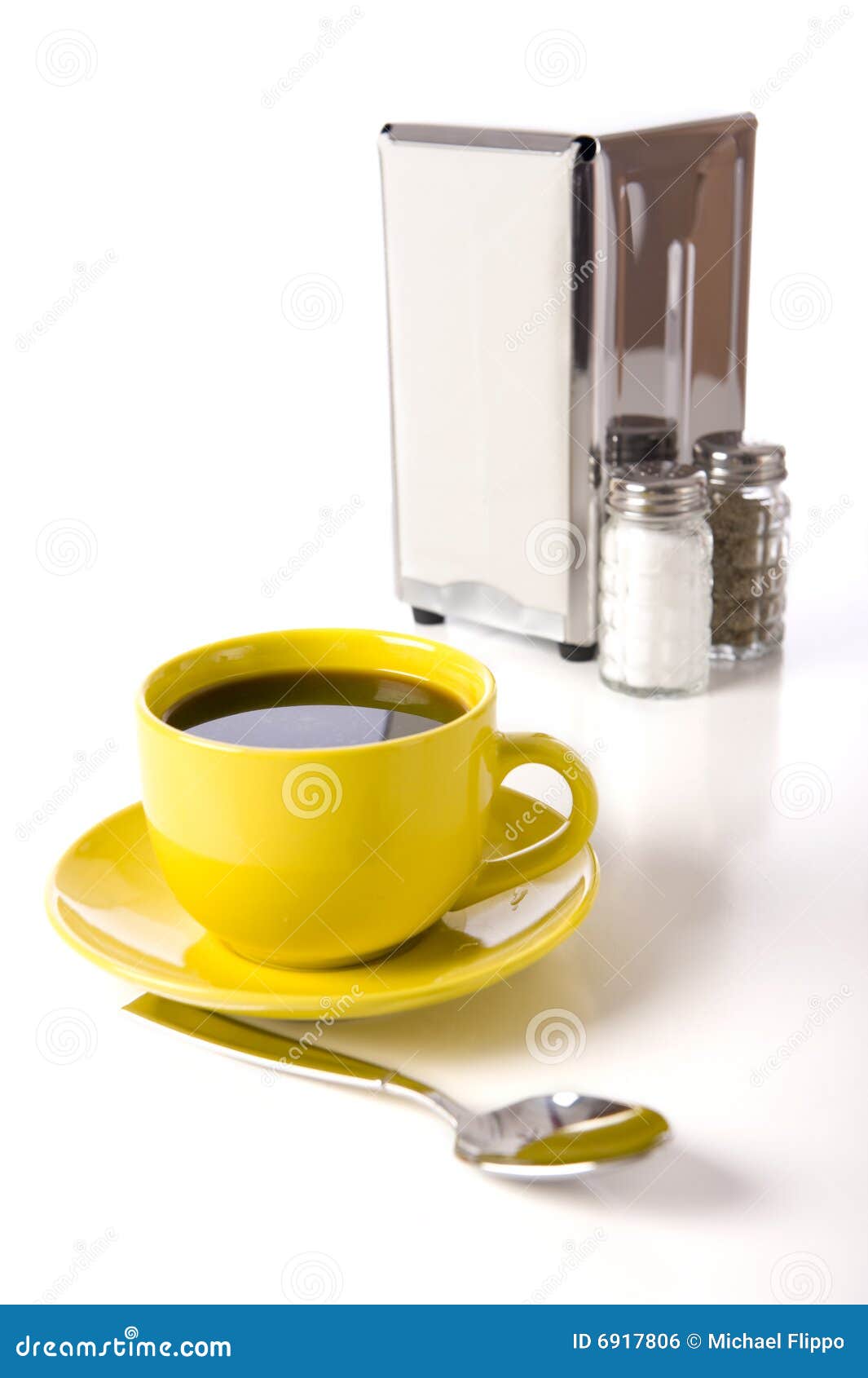 Coffee Shop or Cafe Tabletop Stock Photo - Image of flatware, coffee ...
