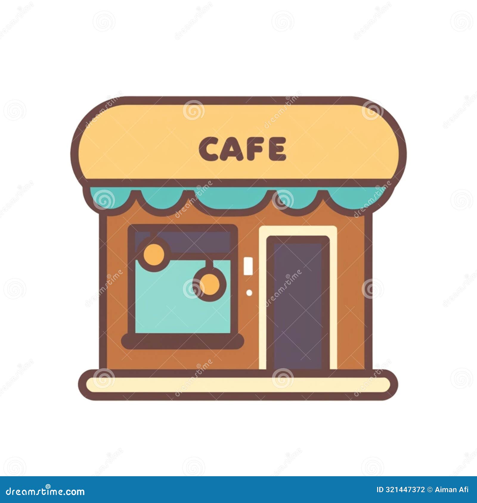 Coffee Shop Icon Design Image Stock Illustration - Illustration of icon ...