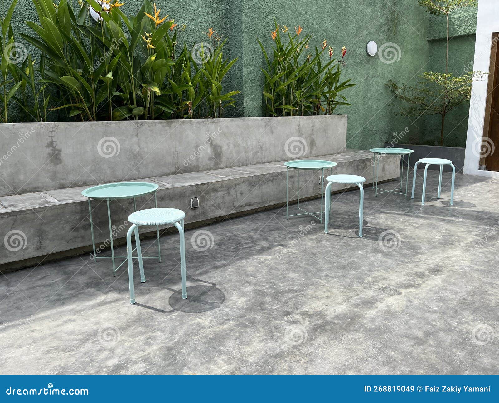 Coffee Shop Interior Featuring Table and Chair Stock Image - Image of ...