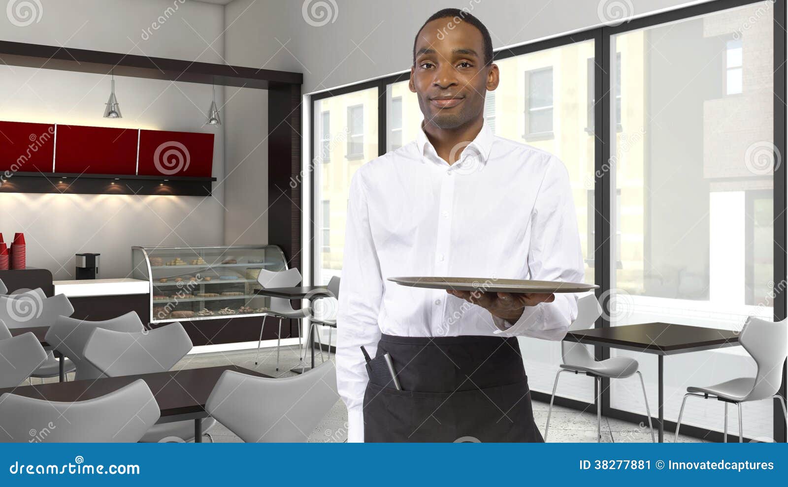 Coffee Shop Server stock image. Image of offer, catering - 38277881