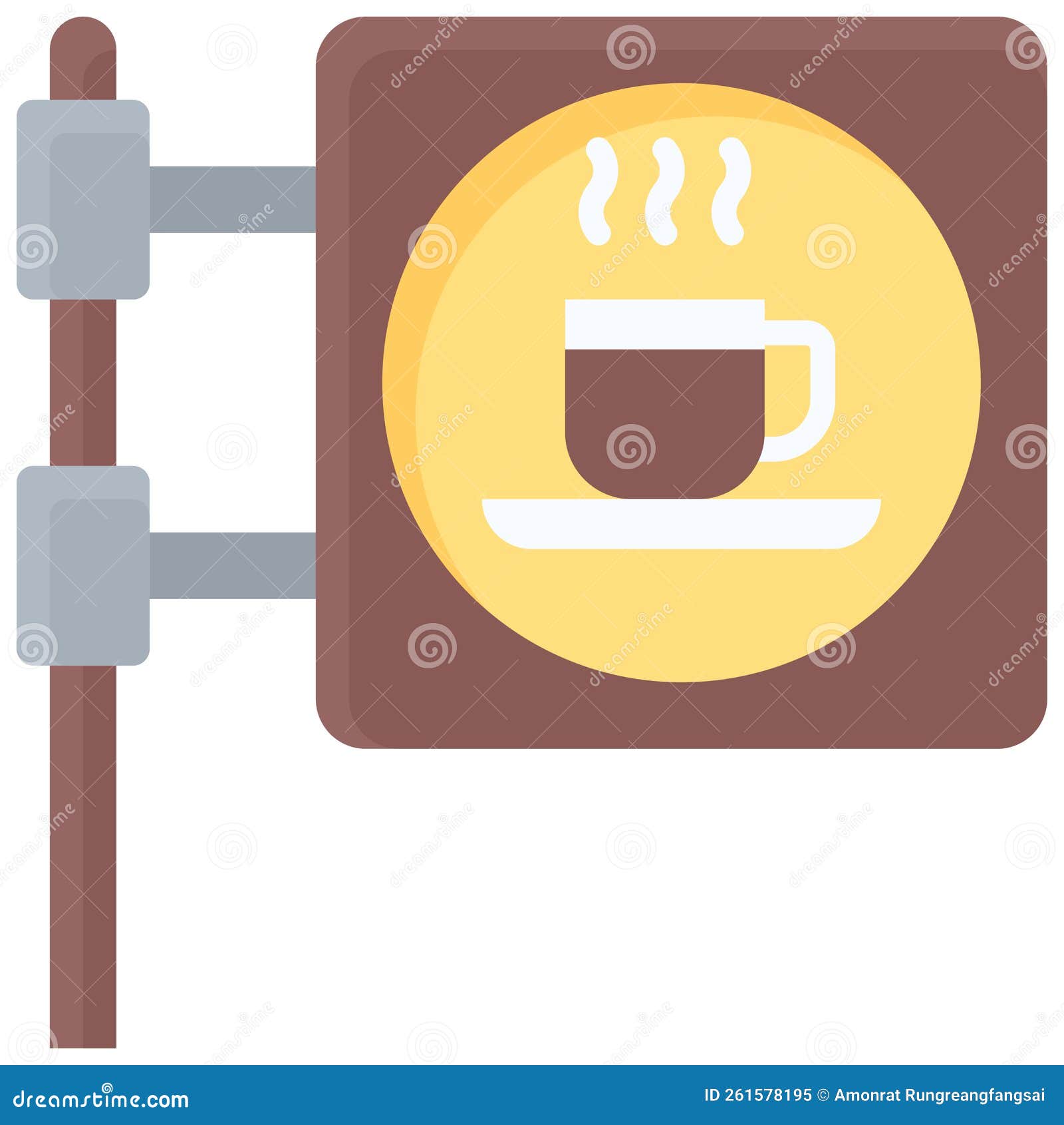 Coffee Shop Sign Icon, Coffee Shop Related Vector Stock Vector ...