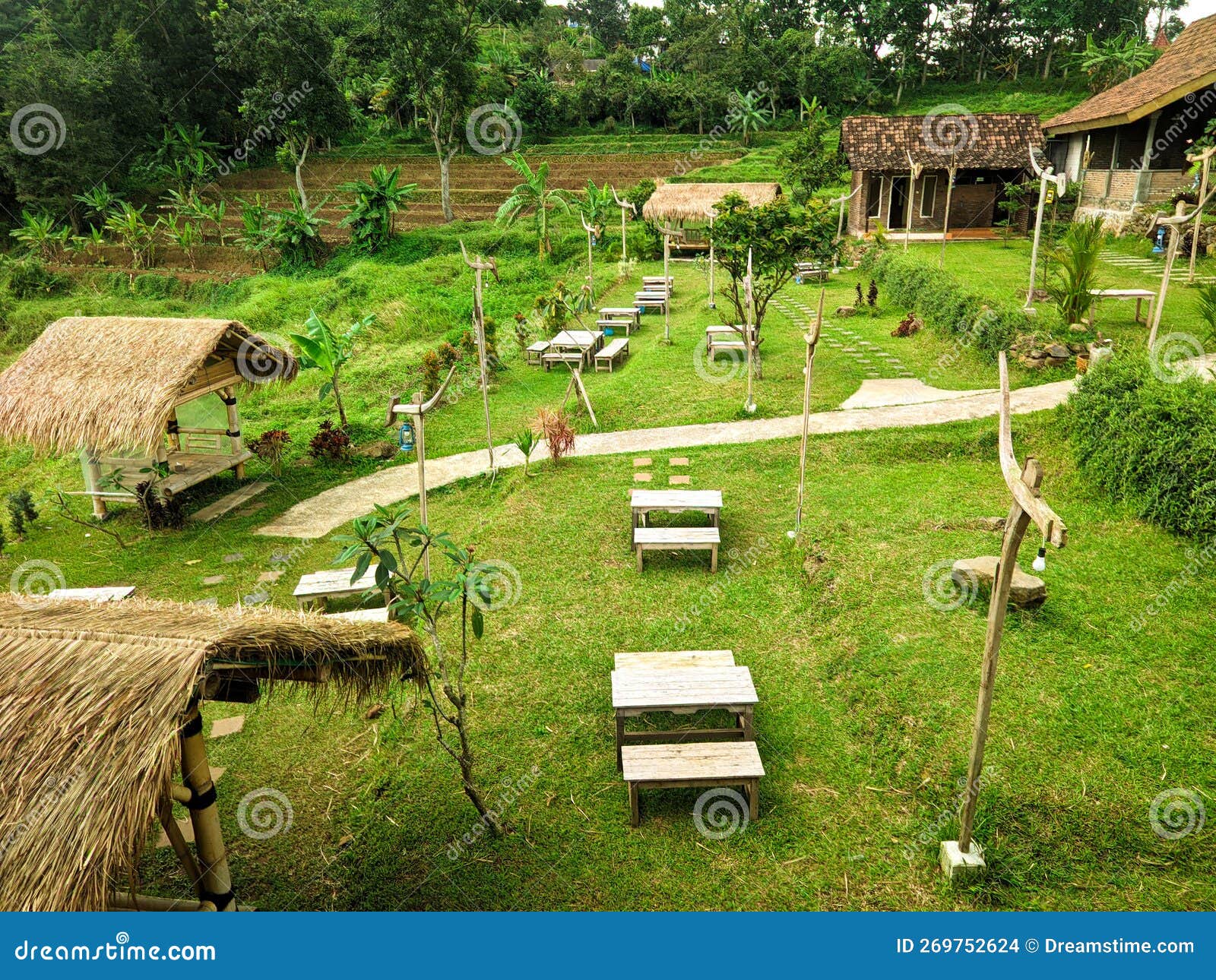 Coffee Shop with Traditional and Natural Concept in Trawas East Java ...