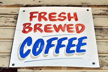 Coffee Sign stock photo. Image of breakfast, drink, morning - 15925626