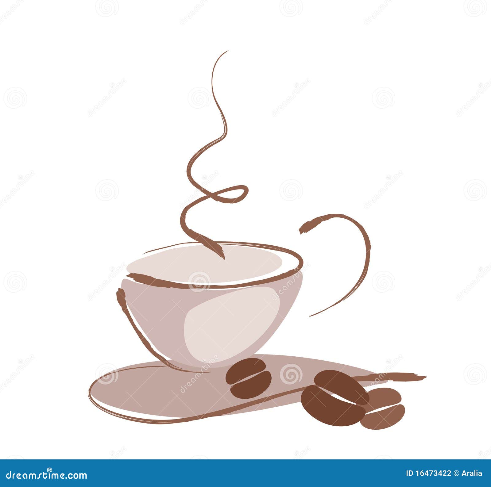 Coffee sign stock illustration. Illustration of morning - 16473422