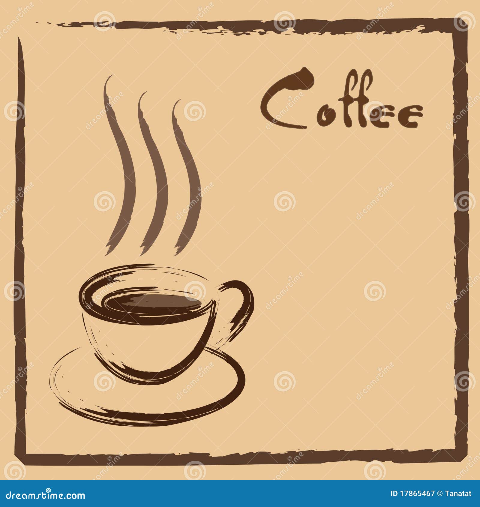Coffee Sign stock vector. Illustration of sign, coffee - 17865467