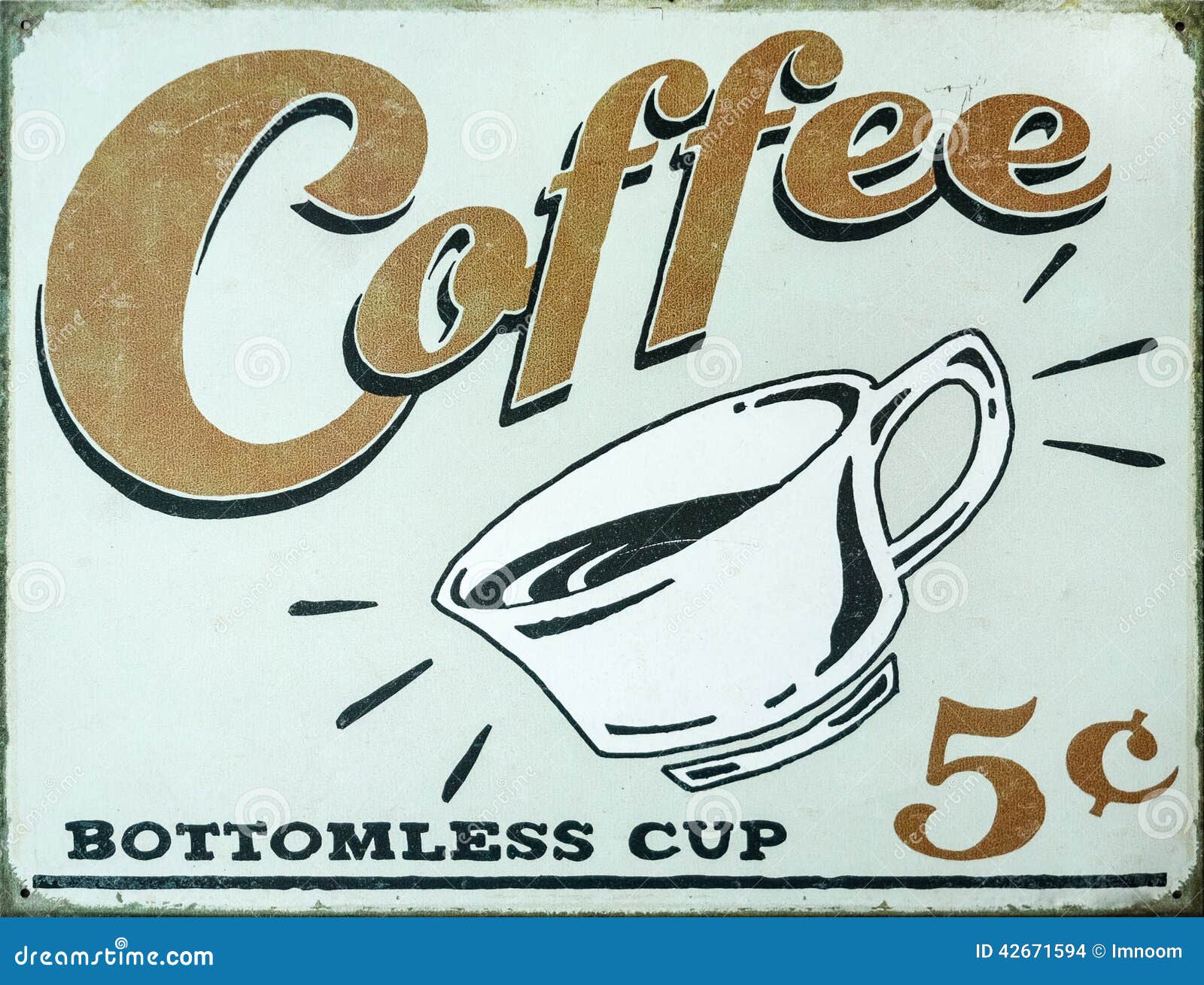 Coffee Sign stock photo. Image of shop, color, style - 42671594