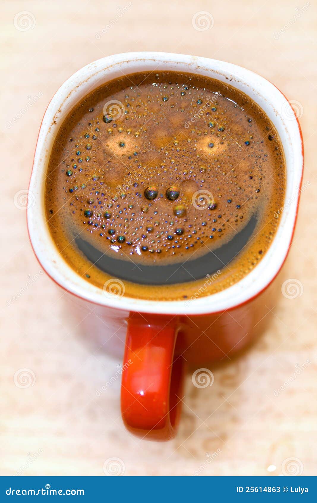 Coffee with smiley face stock image. Image of face, smile - 25614863