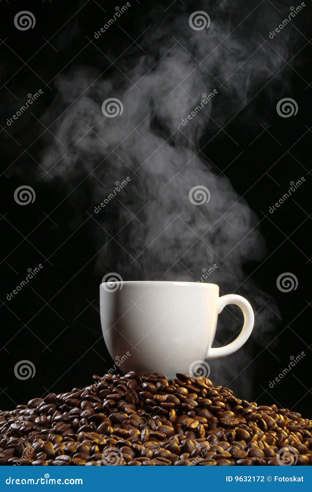 Coffee and Smoke stock photo. Image of coffee, full, effect - 9632172
