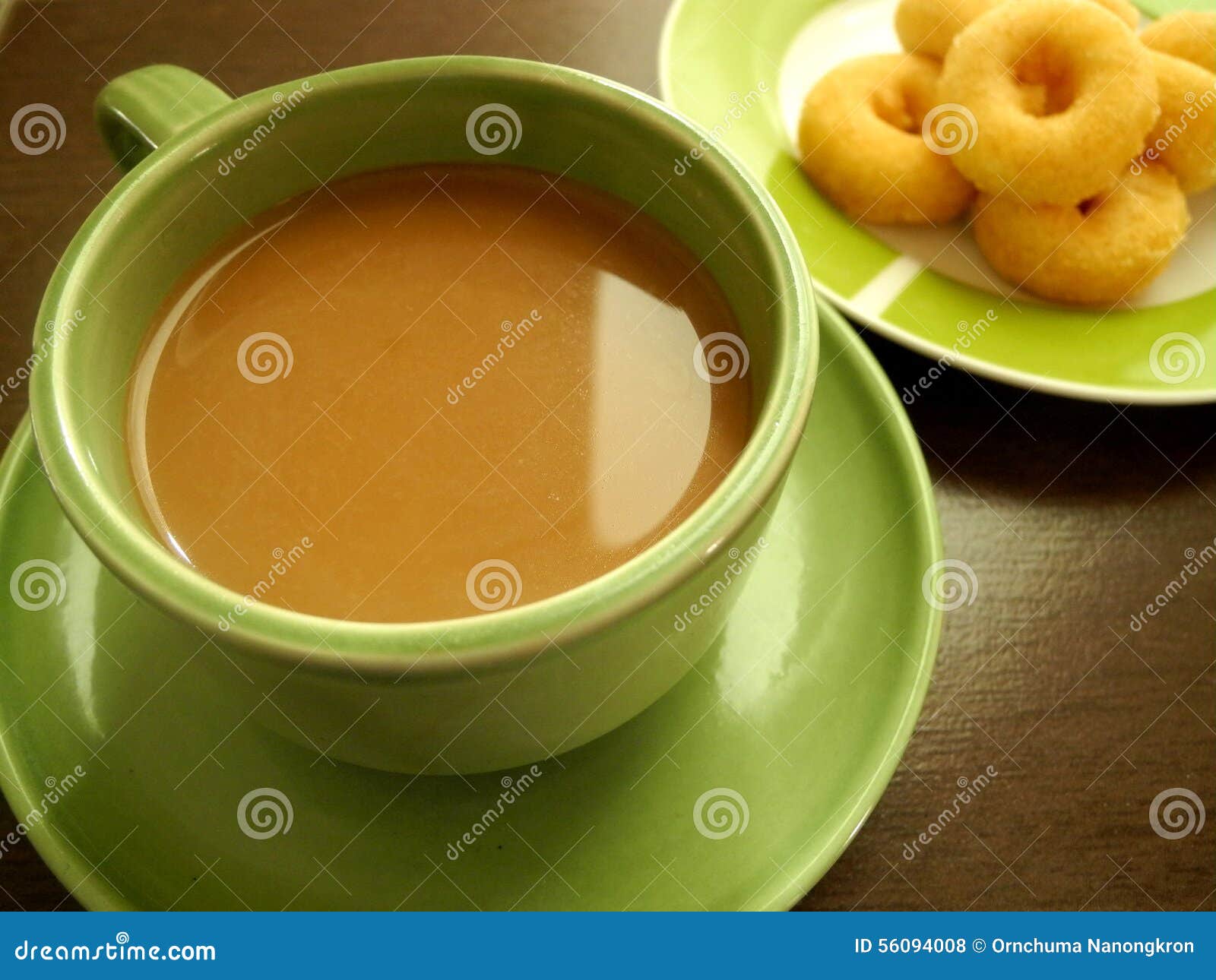 Coffee with Snacks in Late Morning Stock Photo - Image of aromatic ...