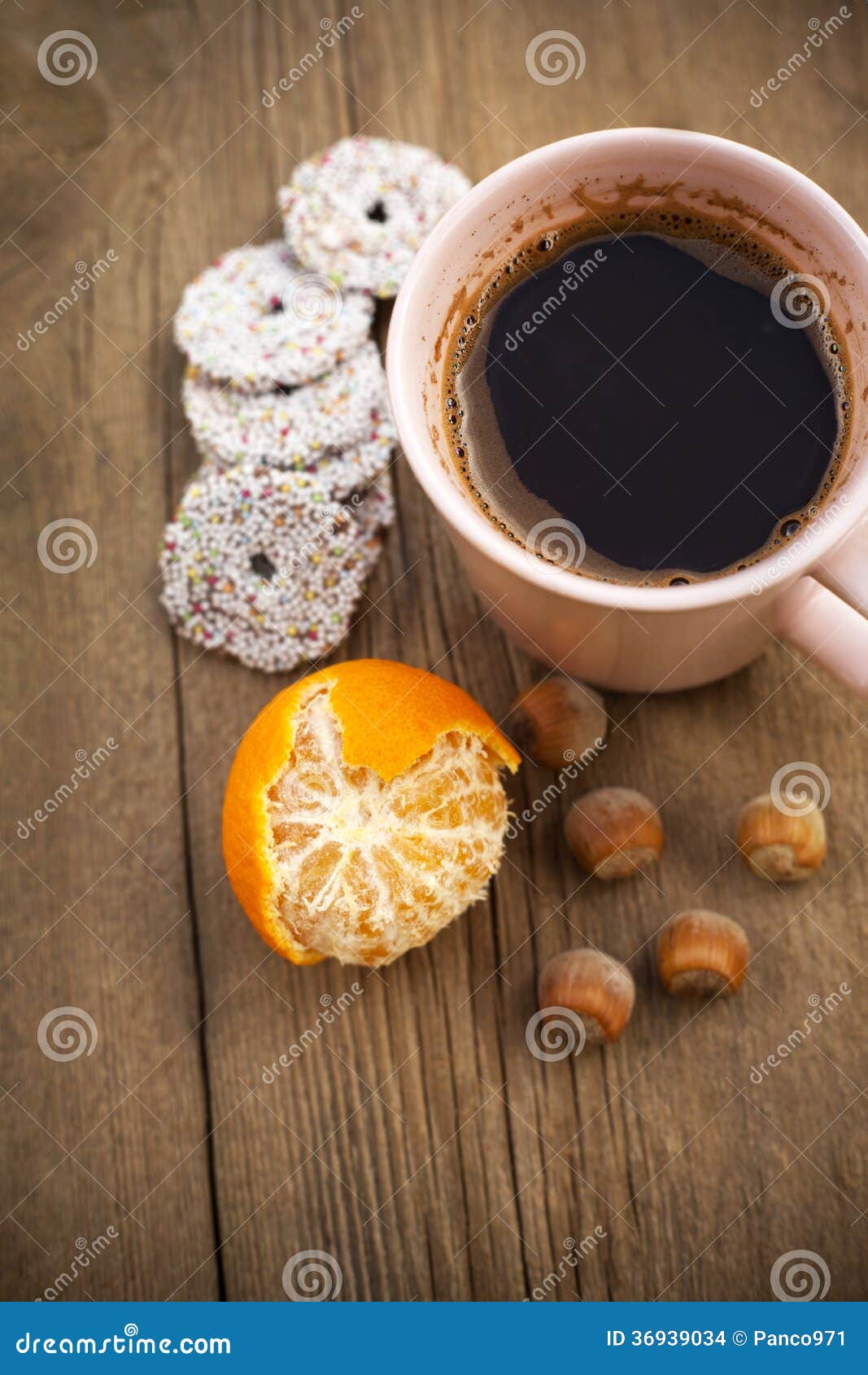 Coffee and snacks stock photo. Image of snack, brown - 36939034