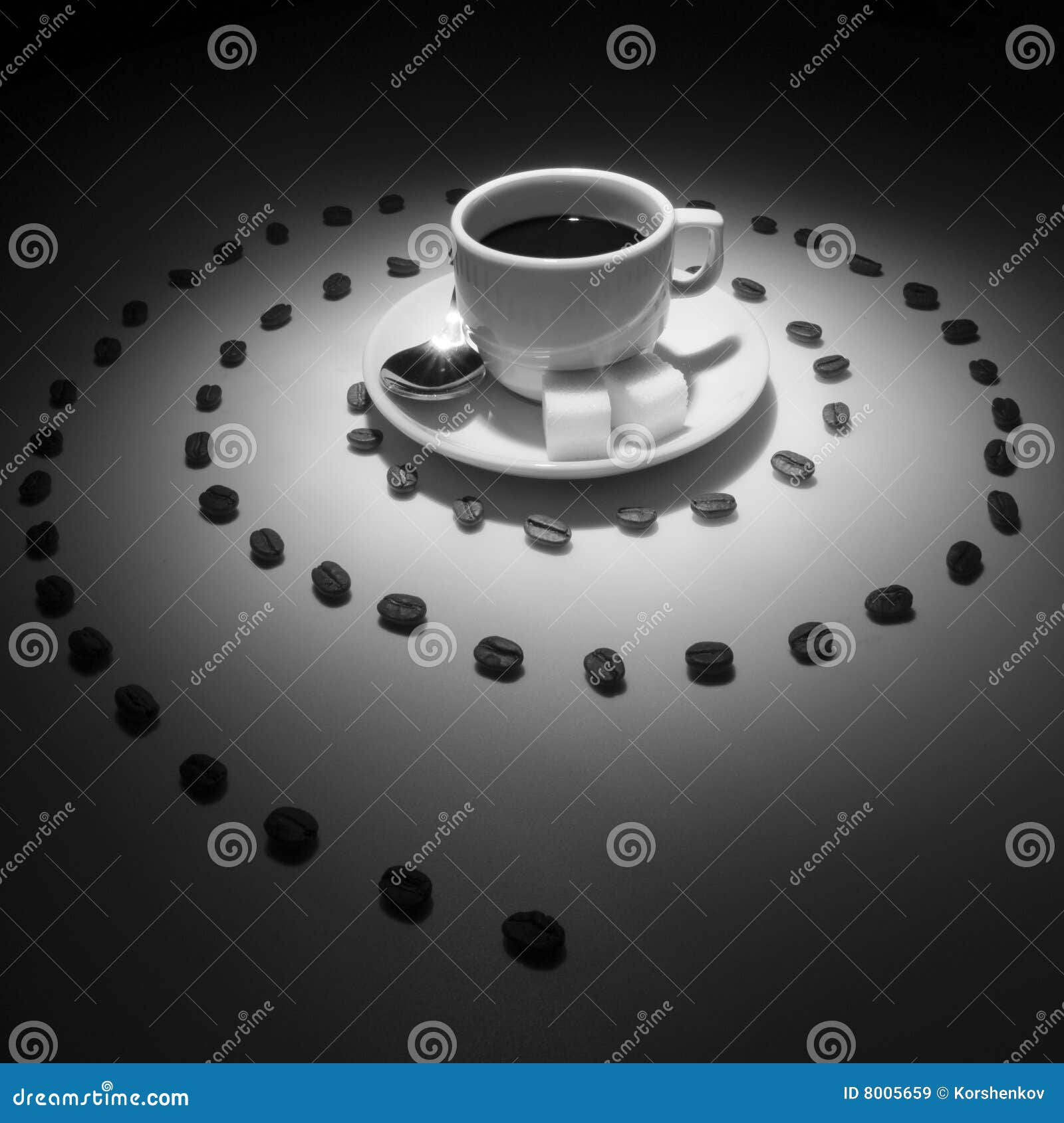 Coffee spiral stock image. Image of sugar, light, saucer - 8005659
