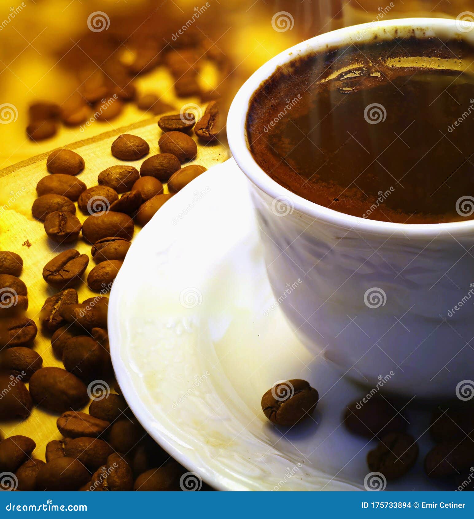 Coffee in spirit stock photo. Image of beautiful, turkish - 175733894