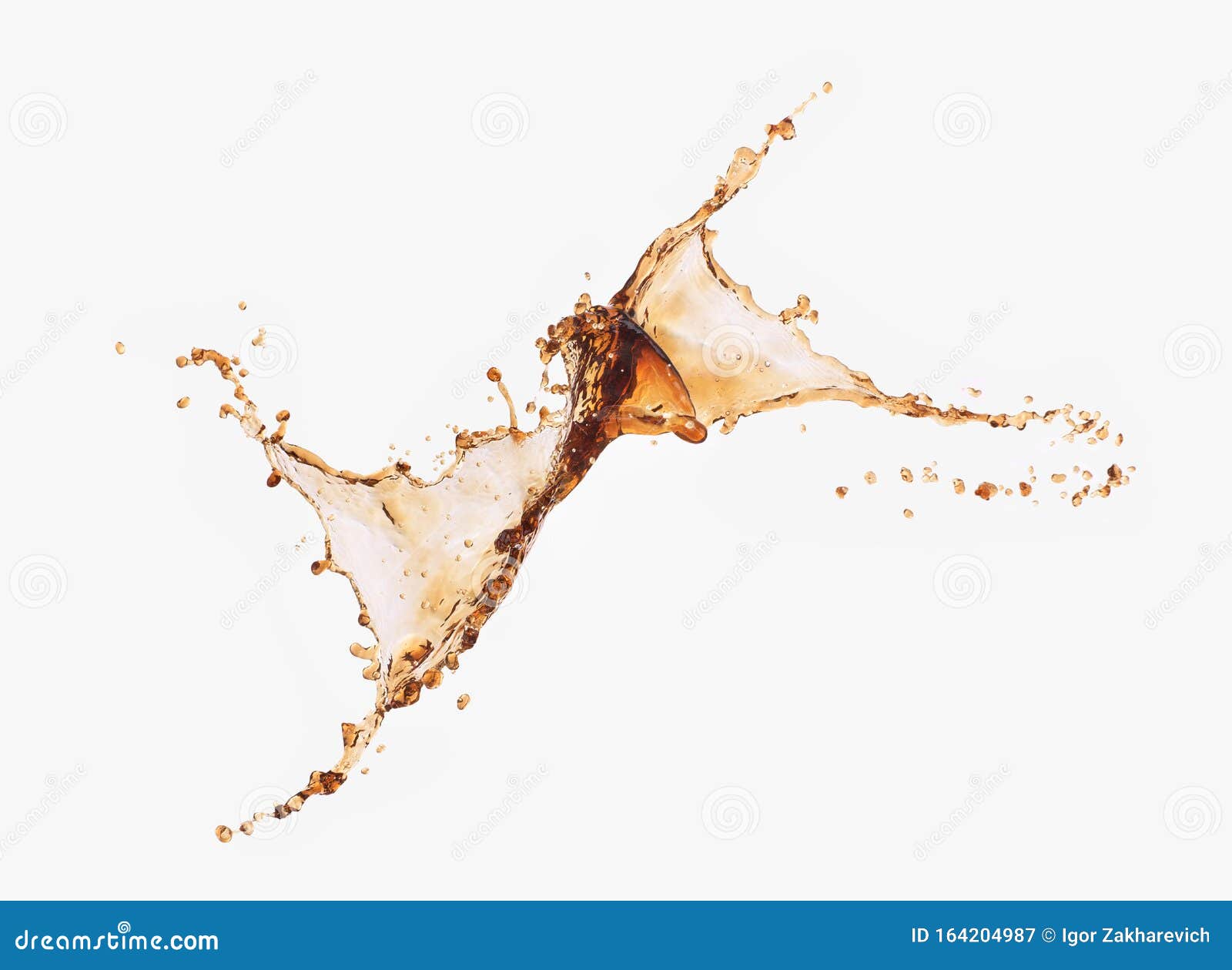 Coffee Splash on a White Background. Stock Image - Image of italian ...