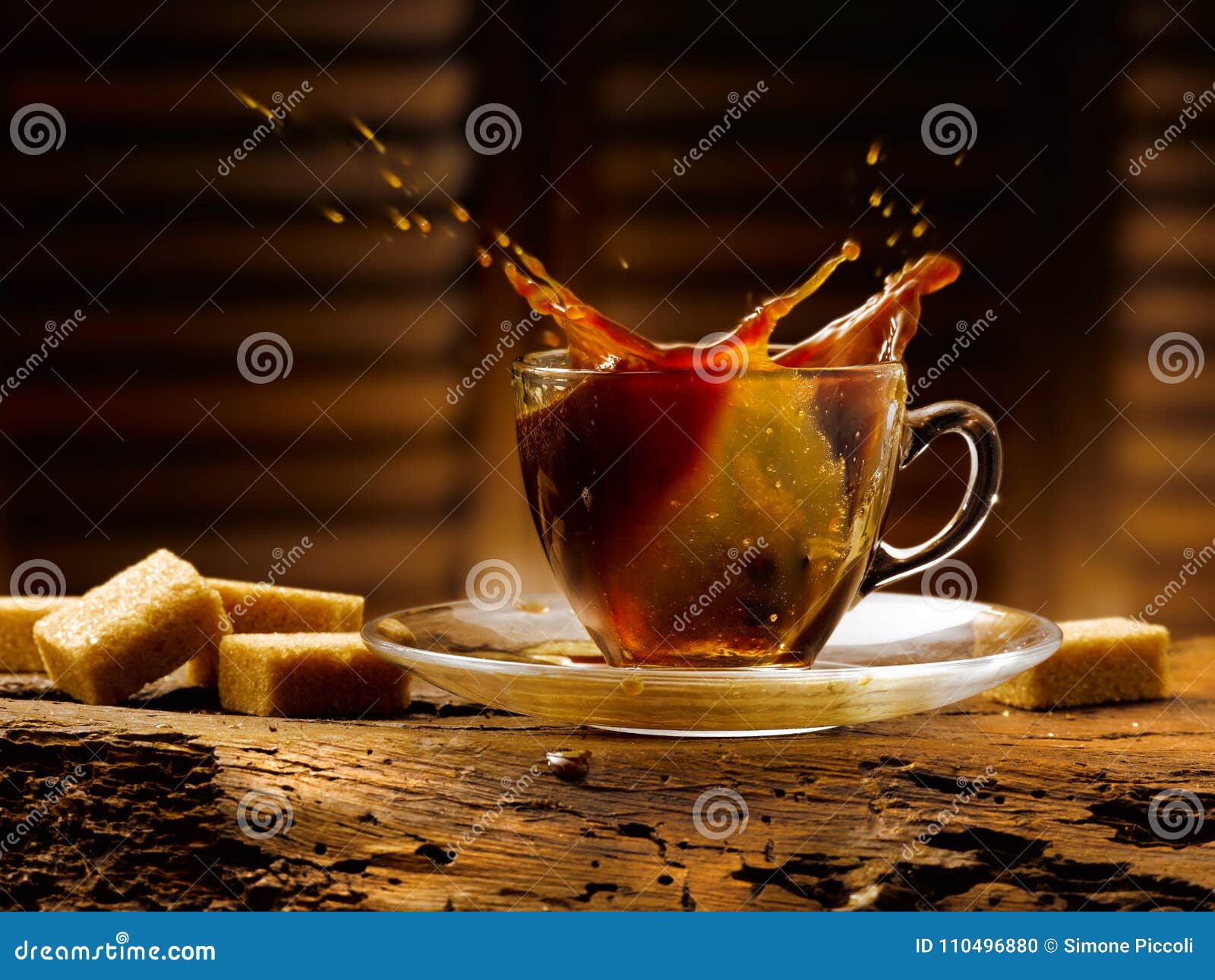 Coffee splashes stock photo. Image of creamy, espresso - 110496880