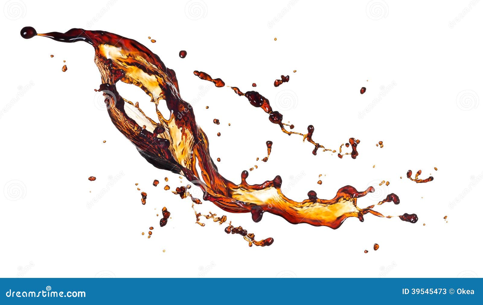 Coffee splashing stock image. Image of isolated, transparent - 39545473