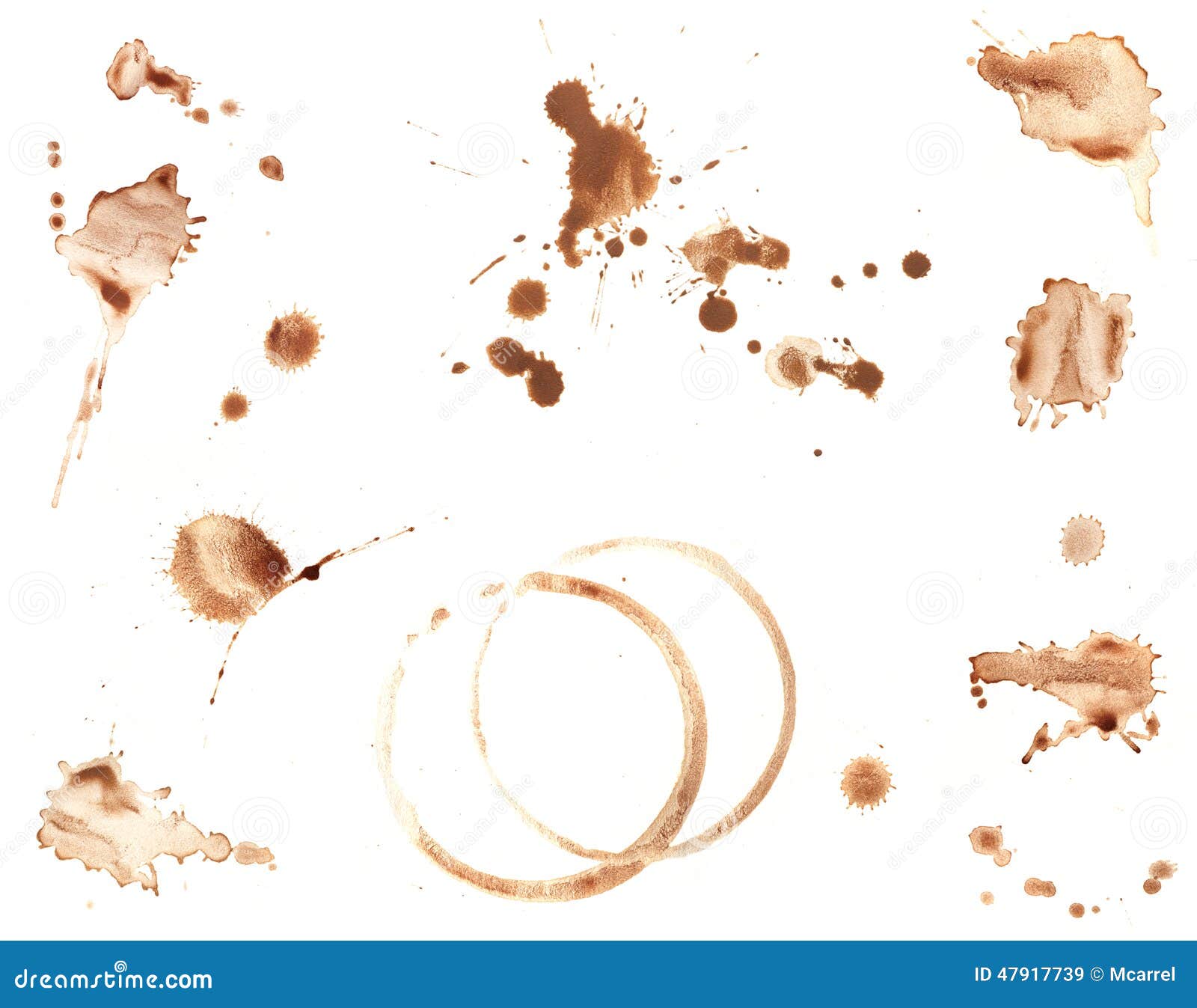 Coffee Splatters and Coffee Ring Stock Image - Image of cafe ...
