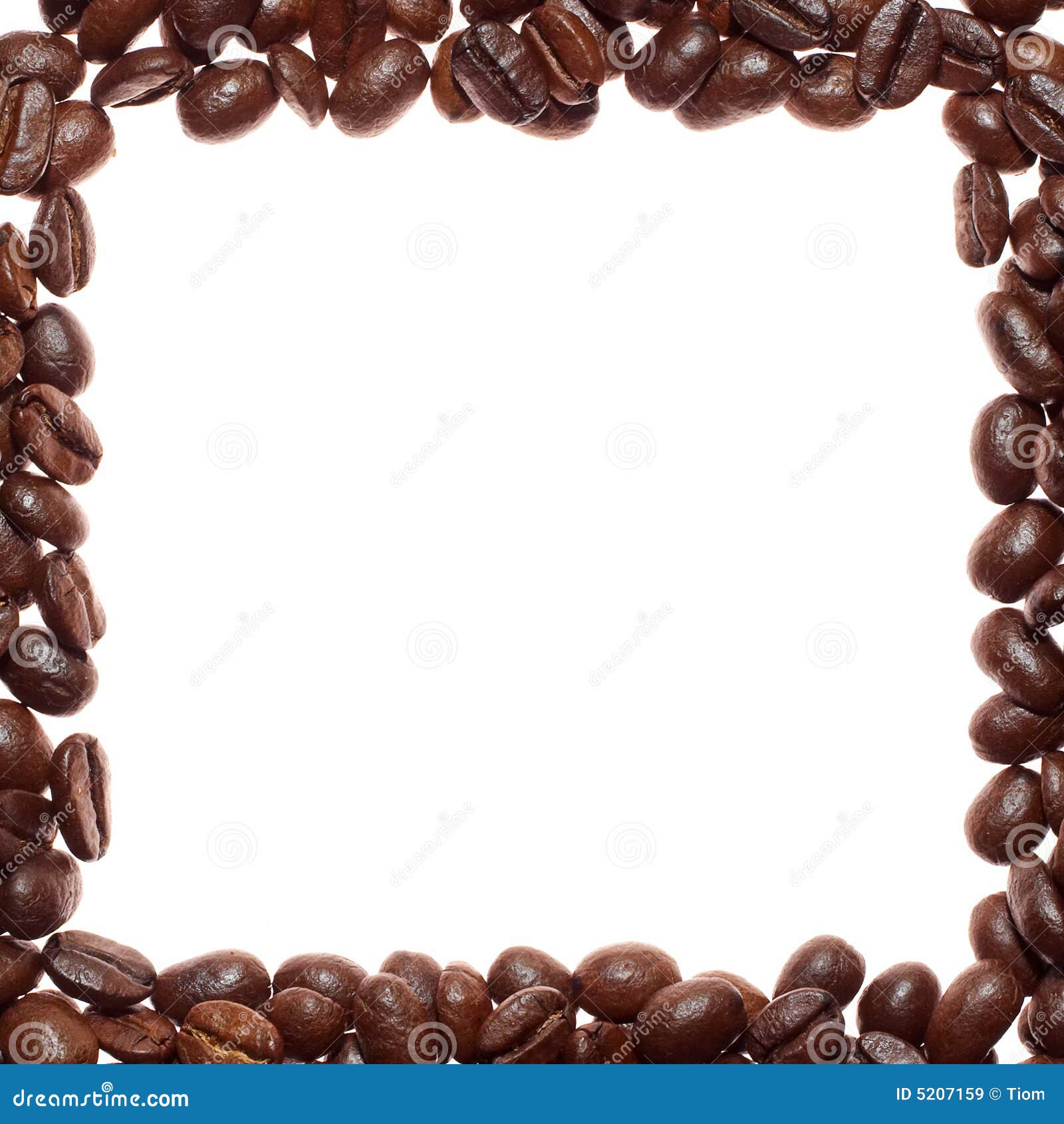 Coffee square frame stock image. Image of decorated, caffeine - 5207159