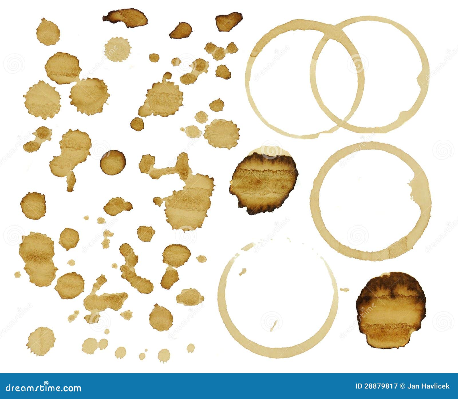 Coffee stain stock image. Image of drop, paper, circle - 28879817