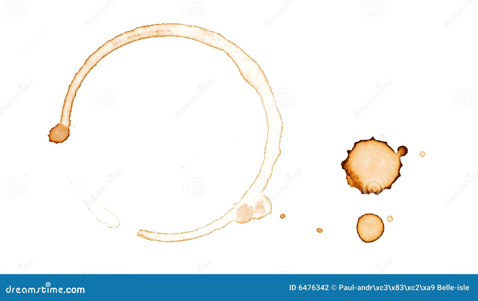 Coffee stain stock photo. Image of mark, soiled, smudge - 6476342