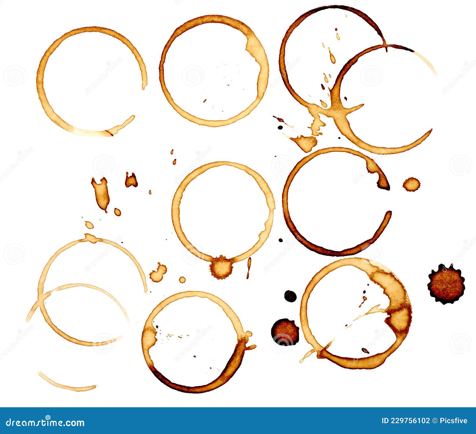 Coffee Stain Fleck Drink Beverage Stock Photo - Image of element, stain ...