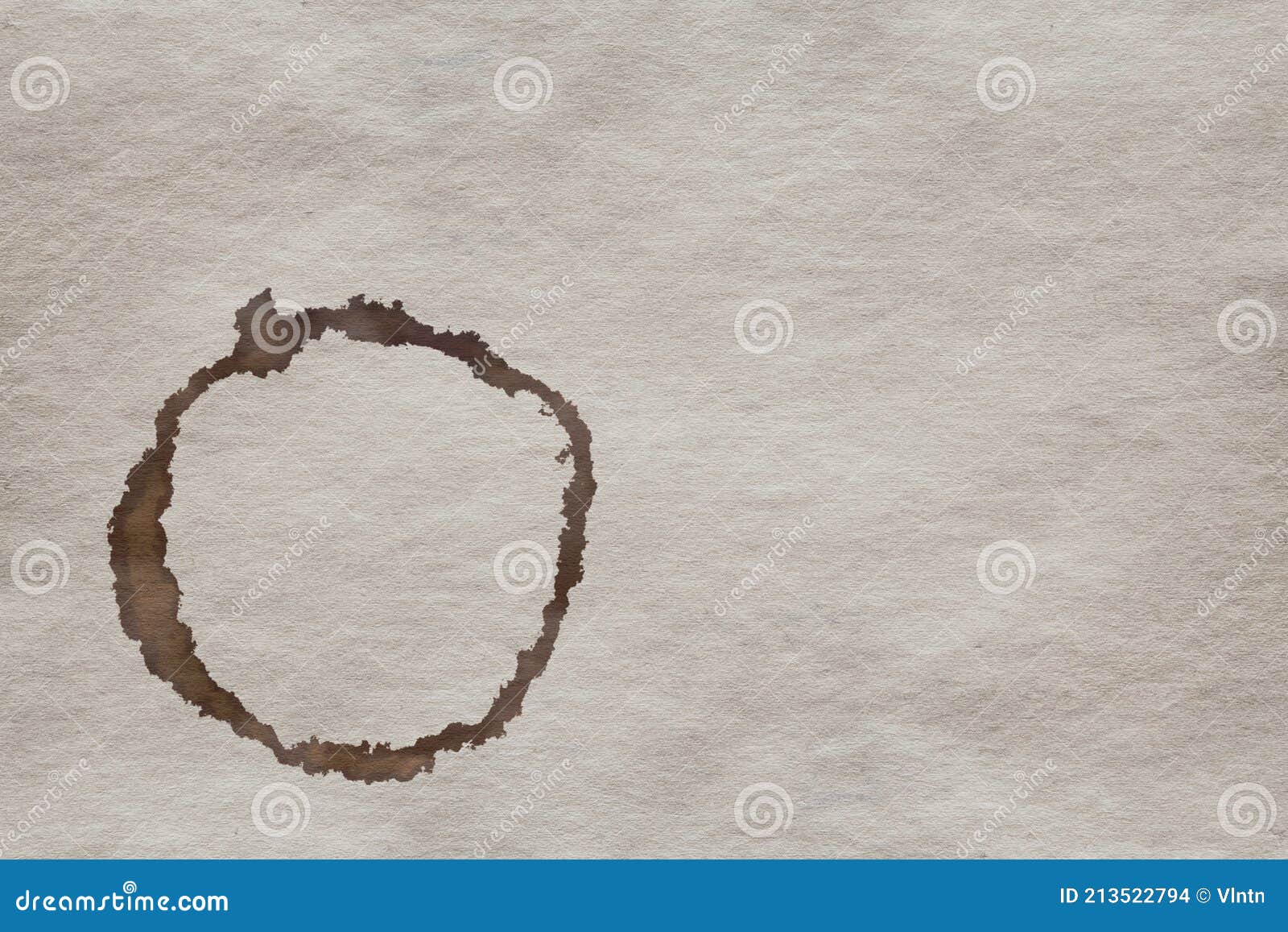 Coffee stain on paper stock photo. Image of retro, pattern - 213522794