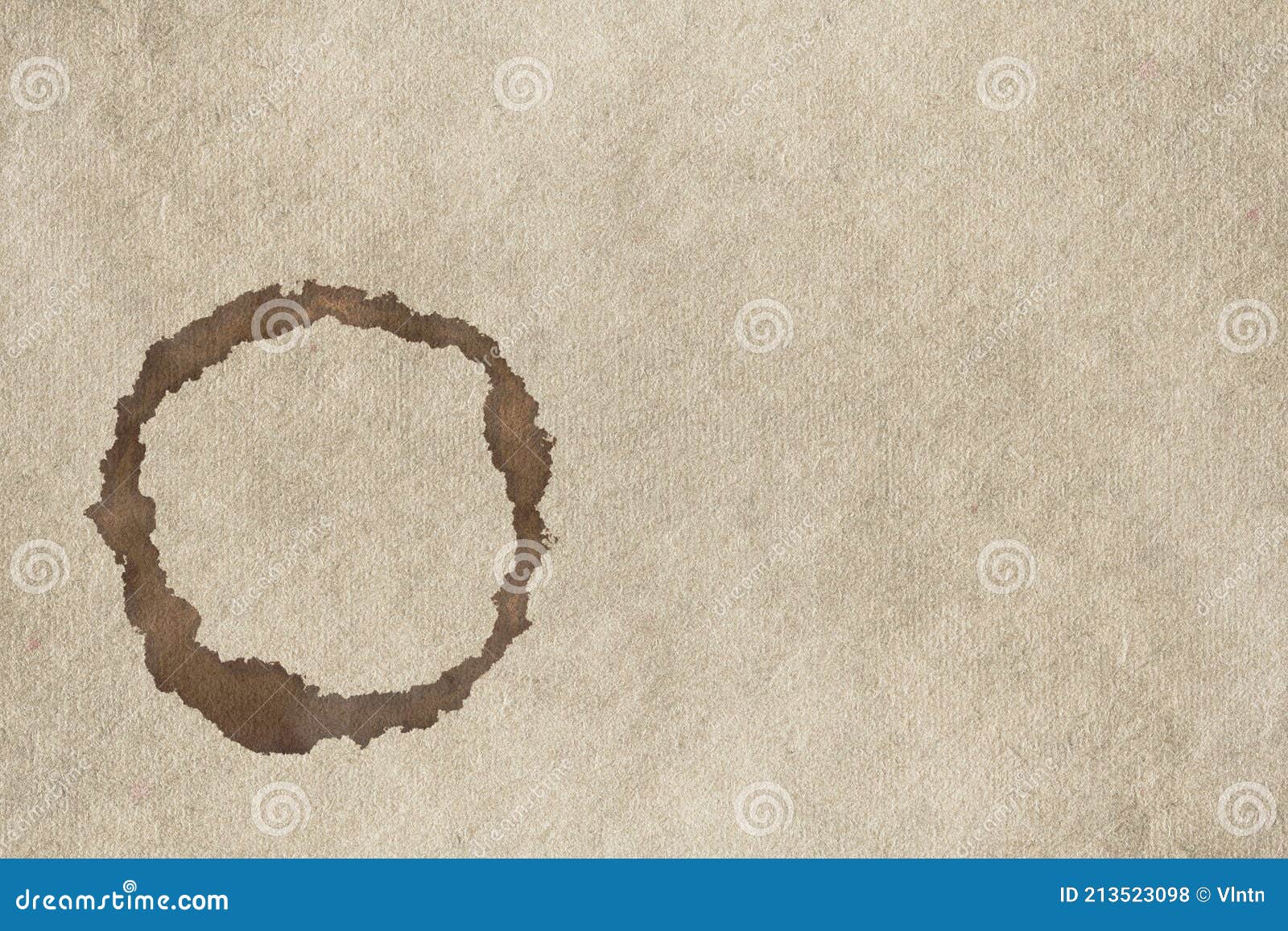 Coffee stain on paper stock photo. Image of coffee, mess - 213523098