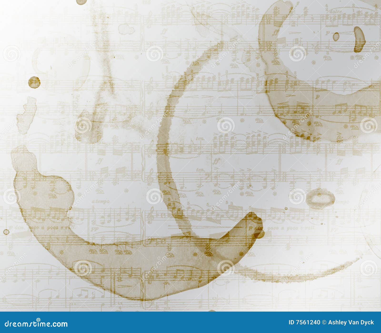 Music Manuscript Paper Stock Image | CartoonDealer.com #212709241