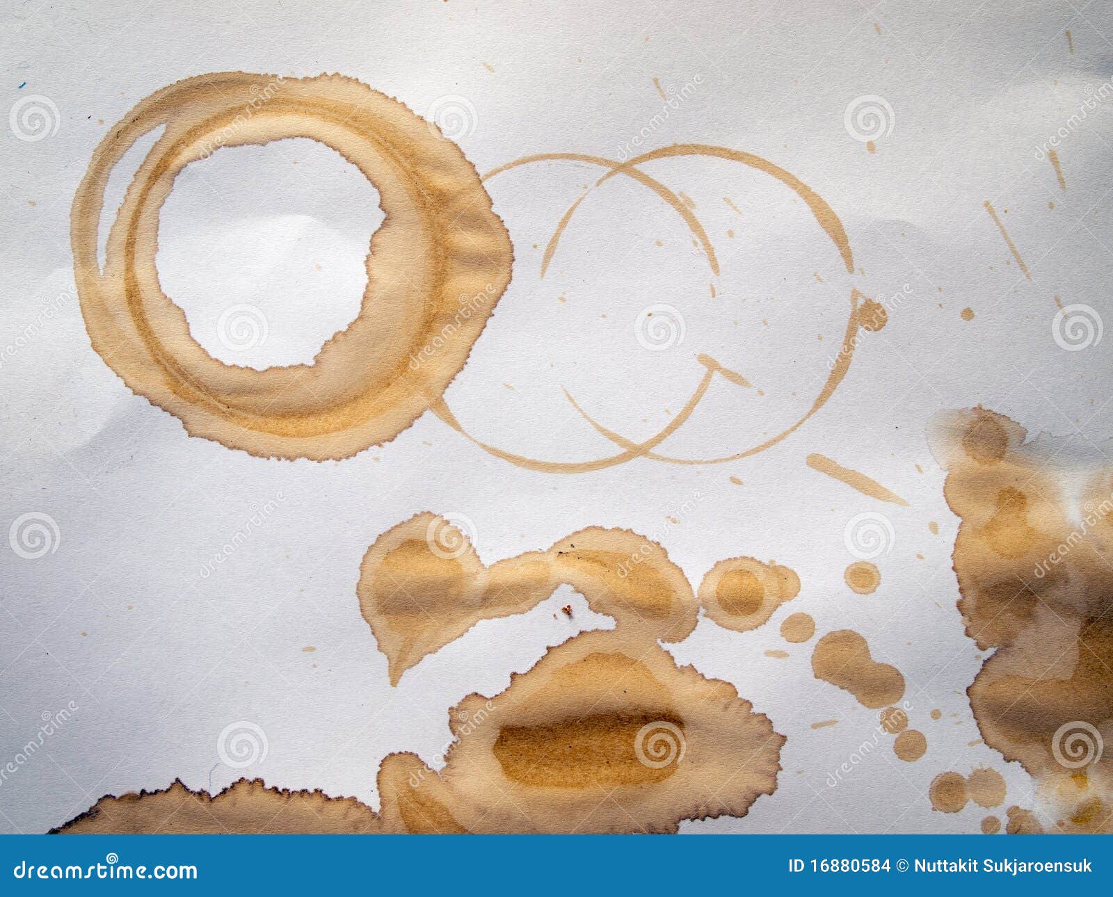 Coffee stains stock photo. Image of mark, element, rings - 16880584