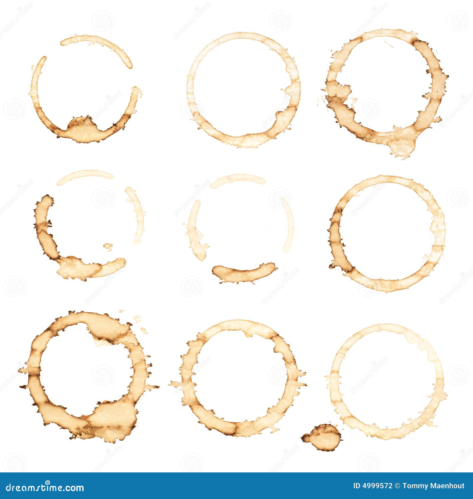Coffee stains stock photo. Image of espresso, circle, rings - 4999572
