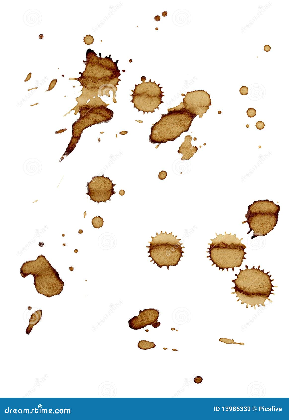 Coffee Stains Group Food Beverage Drink Stock Photo - Image of droplet ...
