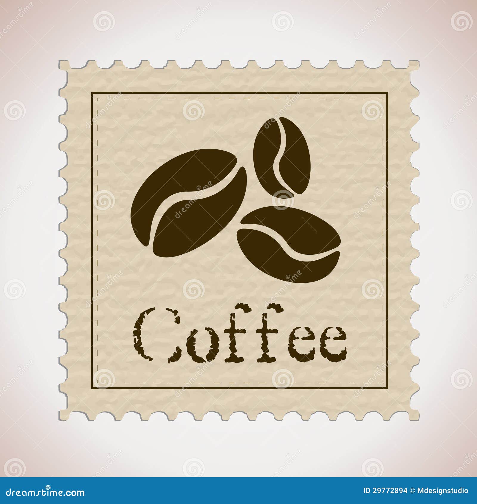 Coffee stamp stock illustration. Illustration of caffeine - 29772894